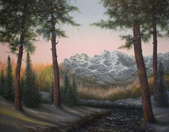 Early Snow - Creative Works of Jerry Sauls - Paintings & Prints ...