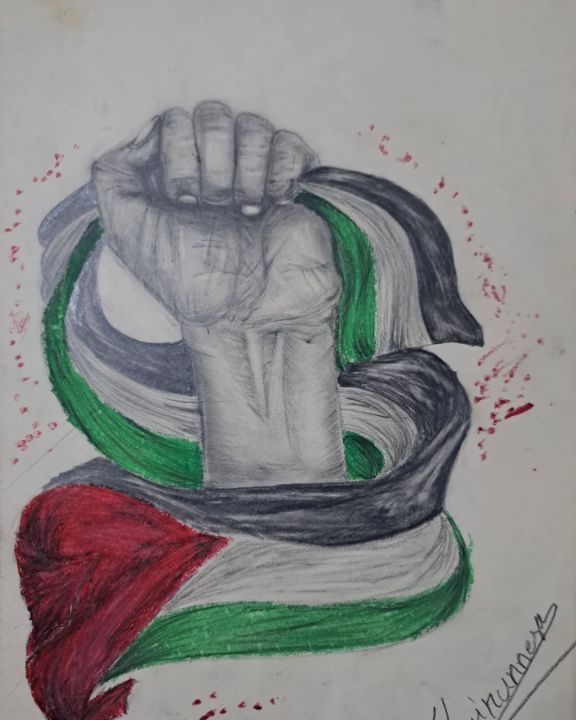 empower(stop genocide in Palestine) - khairun's art gallery - Drawings ...