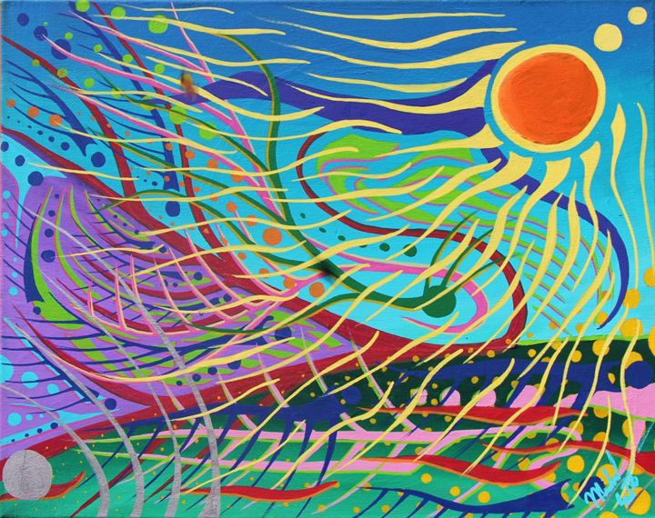 Nourishment - Michael Lott Art - Paintings & Prints, Abstract, Color ...