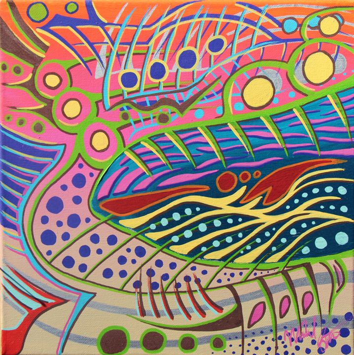 Sit With Me - Michael Lott Art - Paintings & Prints, Abstract, Color ...