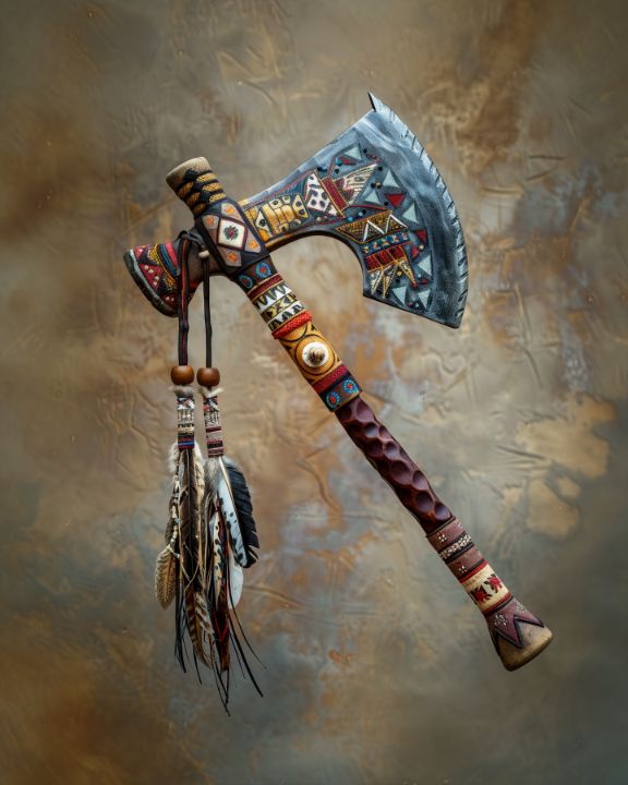 Native American Tomahawk #3 - DREAMFORGE ARTWORKS - Digital Art & AI ...