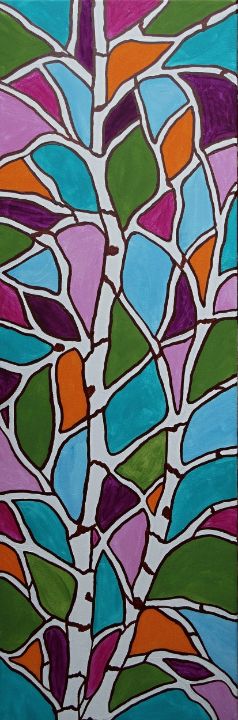Birch trees - Rachel Olynuk Art - Paintings & Prints, Landscapes ...