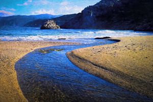 River into sea - Zeitlin Gallery - Paintings & Prints, Landscapes ...