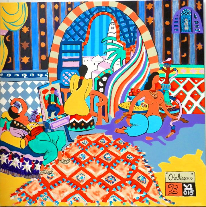 "Odalisques" - PB - Paintings & Prints, Still Life, Other Still Life ...