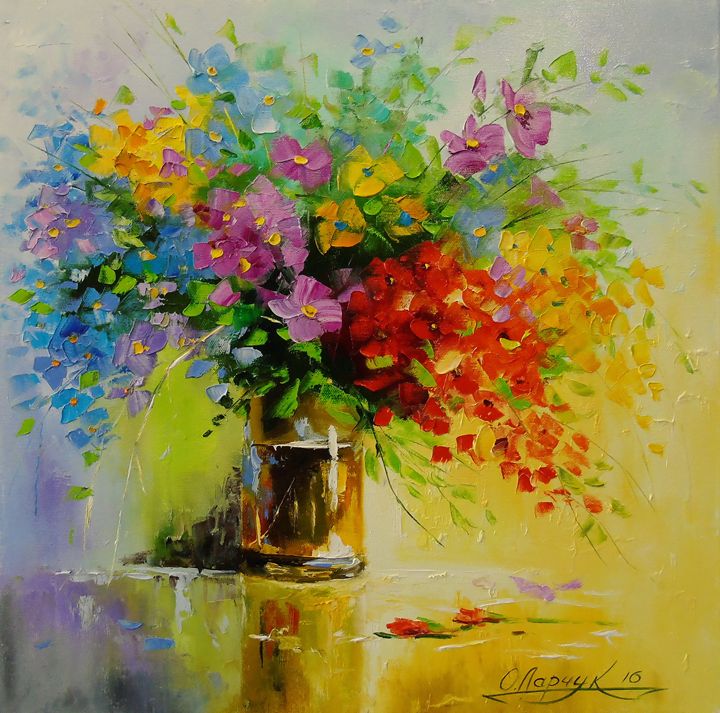 Wild flowers - Olha Darchuk - Paintings & Prints, Flowers, Plants ...