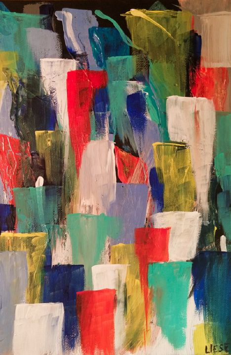 Flags - Emma Liese - Paintings & Prints, Abstract, Color - ArtPal