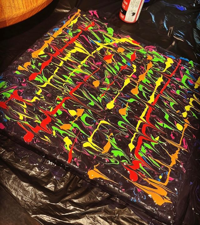 Extra paint - Dave’s Art - Paintings & Prints, Abstract, Color - ArtPal