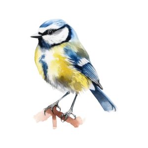 Blue Tit art print - Artedit - Paintings & Prints, Animals, Birds ...