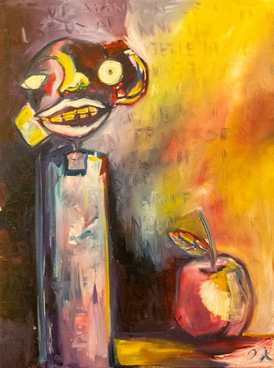Temptation - Quentin King - Paintings & Prints, Abstract, Figurative ...