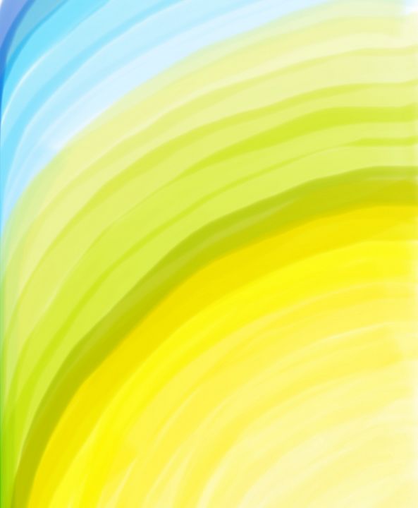 Colorful gradient waves abstract - Katarzyna Goncik Art - Digital Art ...