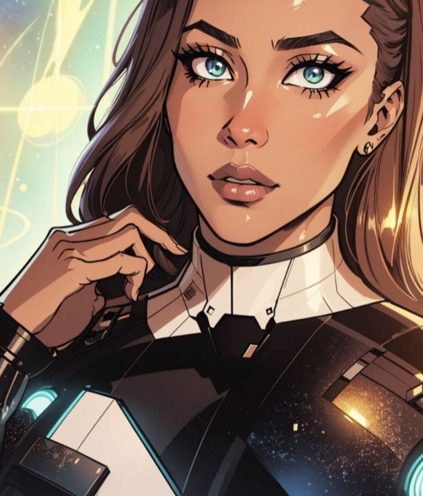 Space Agent Kate - Katarzyna Goncik Art - Digital Art & AI, Fantasy ...