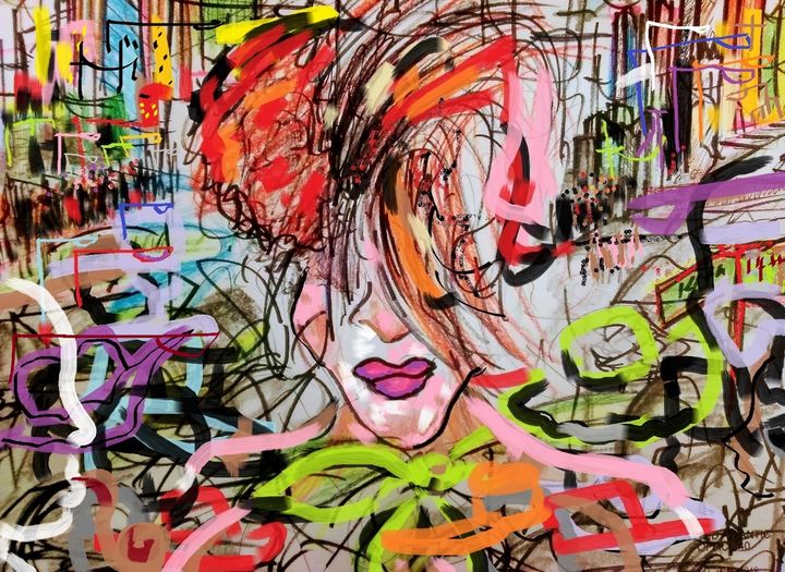 THE GIRL - Art of David Dinkins - Paintings & Prints, People & Figures ...