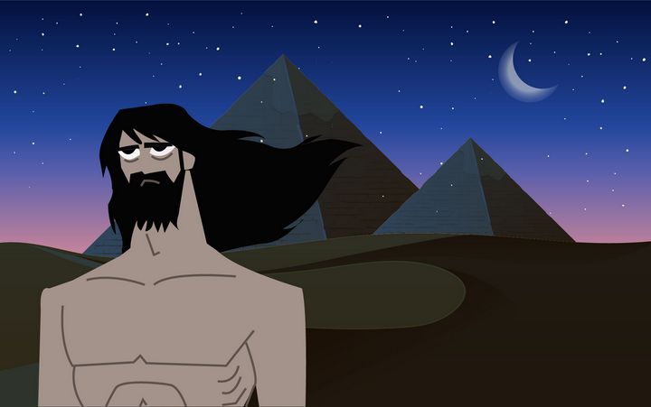 Samurai Jack in Egypt - Zain's Art and Vectors - Digital Art & AI ...