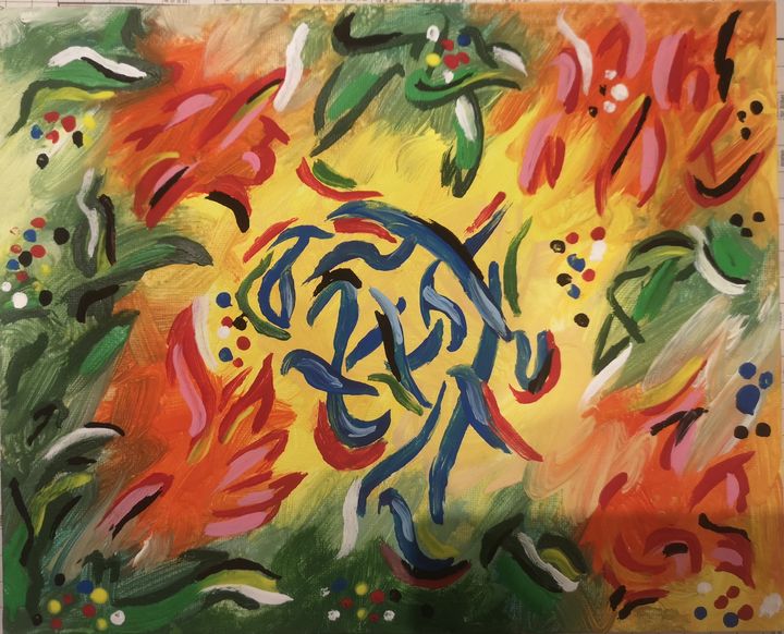 Finding balance - Abstract - Paintings & Prints, Abstract, Irregular ...