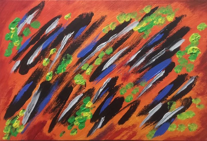 Tiger Mode - Abstract - Paintings & Prints, Abstract, Irregular Forms ...