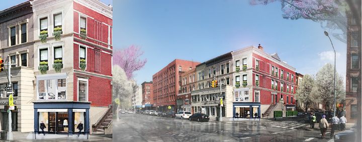 Rowhouse in Harlem - NapkinSketch Art - Drawings & Illustration ...