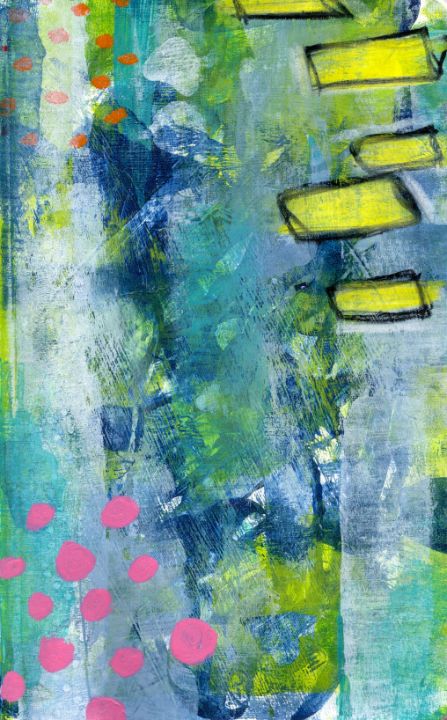 Processing - Cheyenne Rose - Paintings & Prints, Abstract, Movement ...
