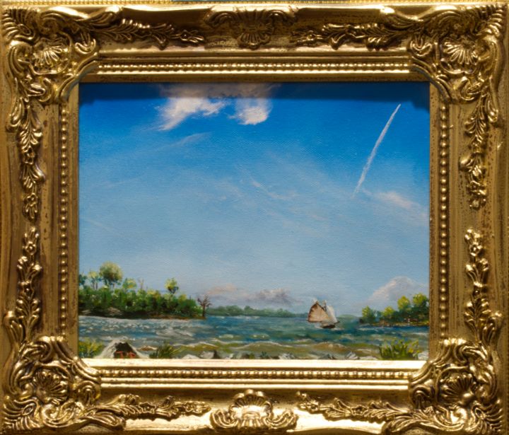 Crab Orchard Campground View - Robert Robbins Art - Paintings & Prints ...