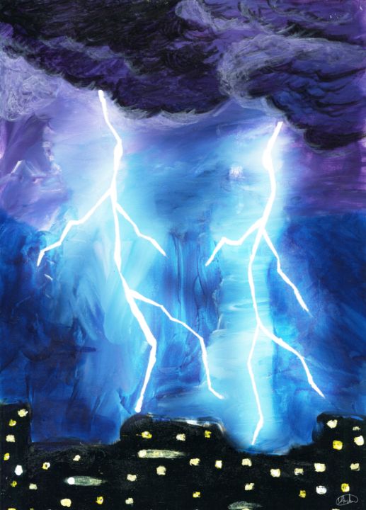 Lightning Dance - Daniel Archer - Paintings & Prints, Fantasy & Mythology, Magical, Other ...