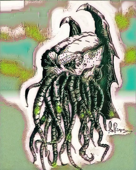 Cthulhu - Alby the Art Goon - Paintings & Prints, Fantasy & Mythology ...