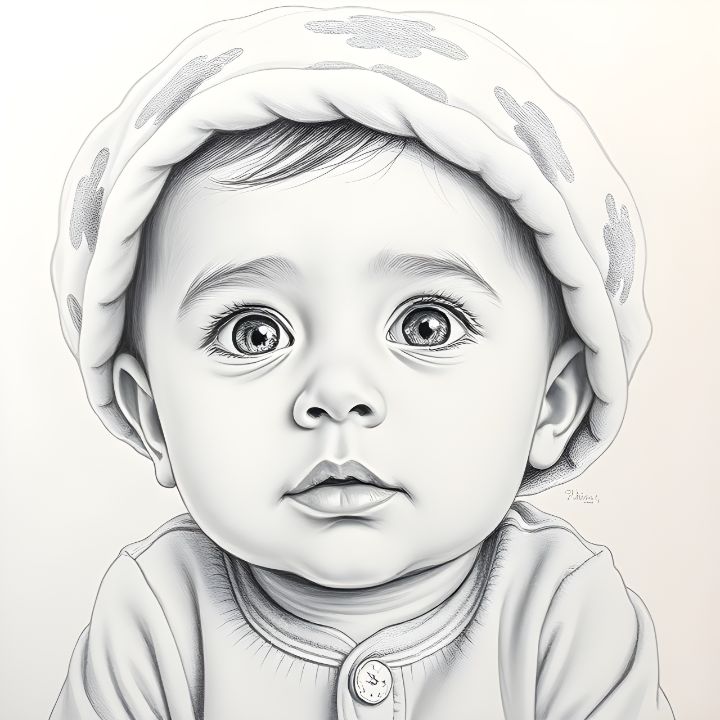 Cute Baby Art - Artcut - Digital Art & AI, Childrens Art, Other ...