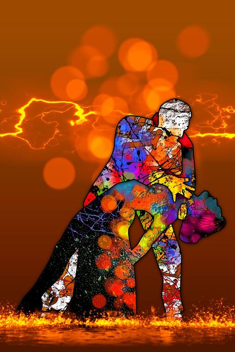 Fire Dance - Teds Art Page - Digital Art, Abstract, Movement - ArtPal