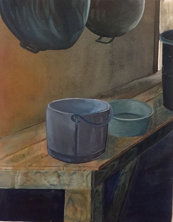 Cabin Dishes - Olenick’s - Paintings & Prints, Buildings & Architecture ...