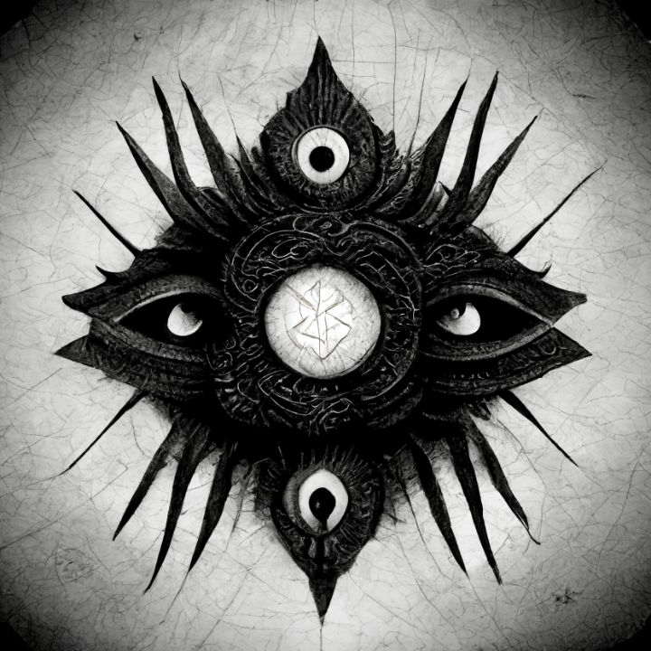 Eyes of gods - Neetghost - Digital Art & AI, Abstract, Color - ArtPal