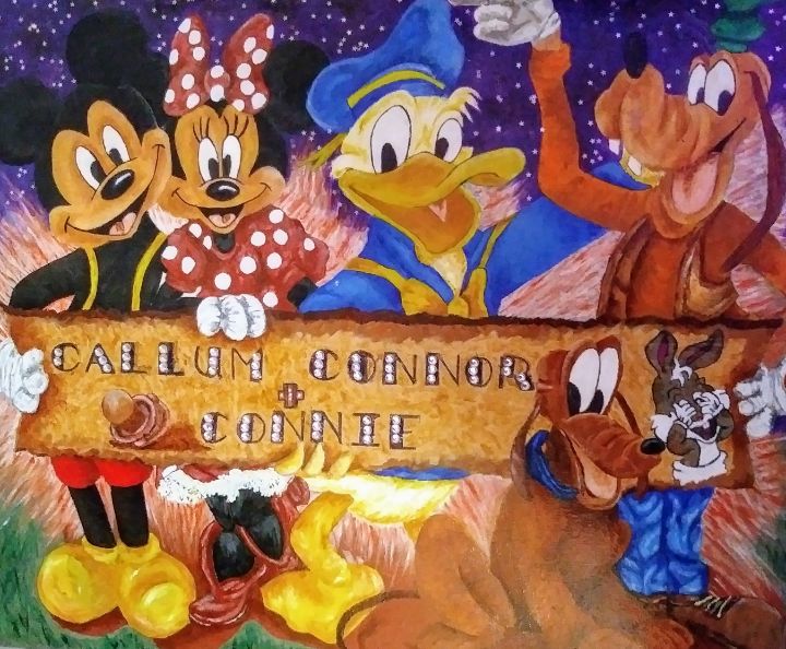 Micky & Friend's - D C Designs - Paintings & Prints, Childrens Art ...