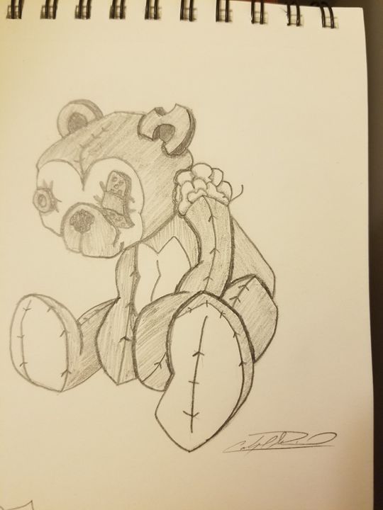 Sadbear Teddy - Perk's Work - Drawings & Illustration, Animals, Birds ...