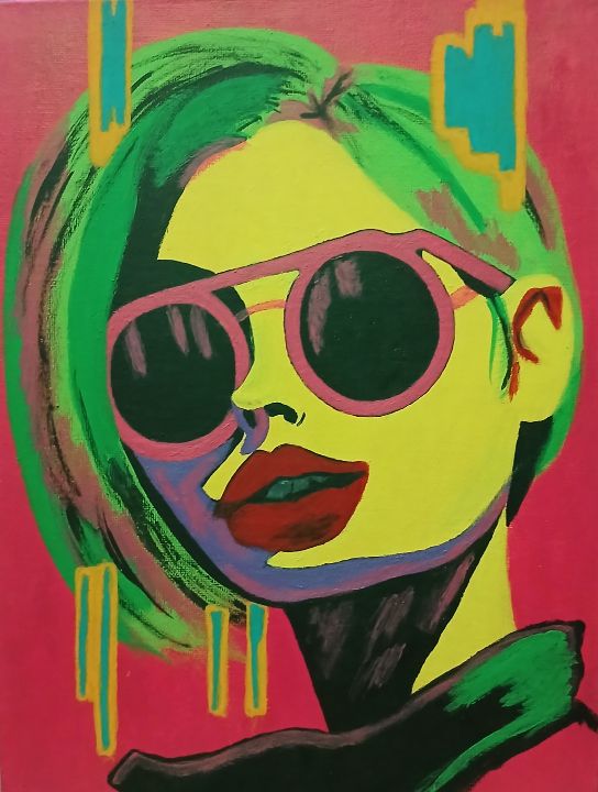 Beach Bum - Bobbyayo - Paintings & Prints, Abstract, Color - ArtPal