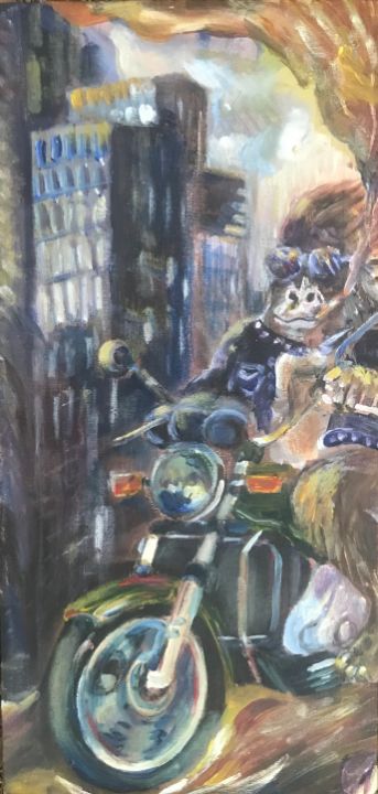 City Slicker - Lydia Hamrick - Paintings & Prints, Animals, Birds ...