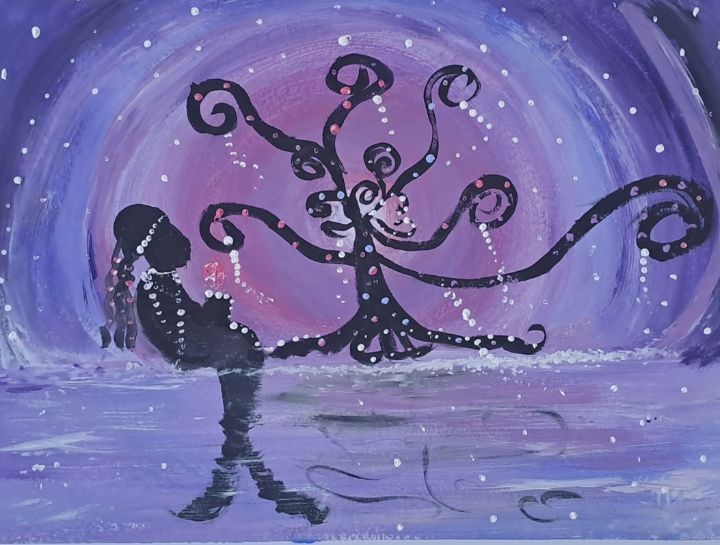 Mermaid of the Oracle - Laura Bernardeschi Nelson - Paintings & Prints ...