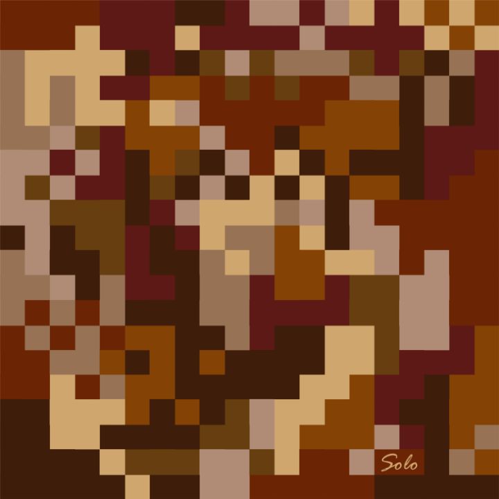 Shades of Brown - Art By Solo - Digital Art & AI, Abstract, Color - ArtPal
