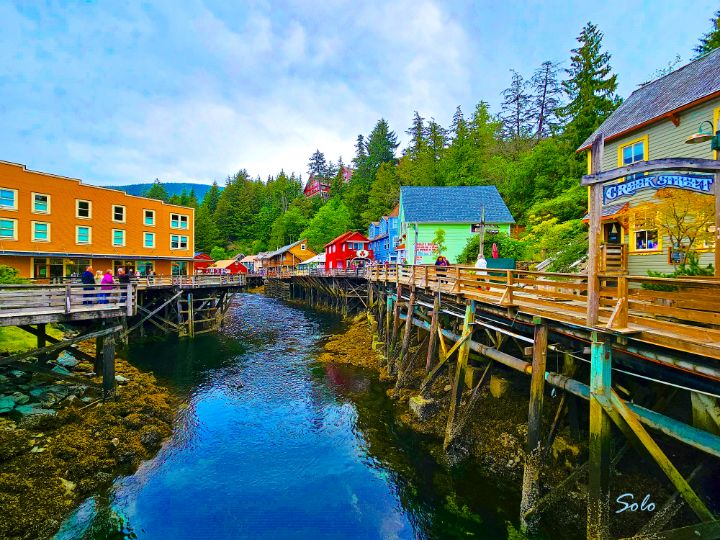 Creek Street - Ketchikan, Alaska - Art By Solo - Photography, Buildings ...
