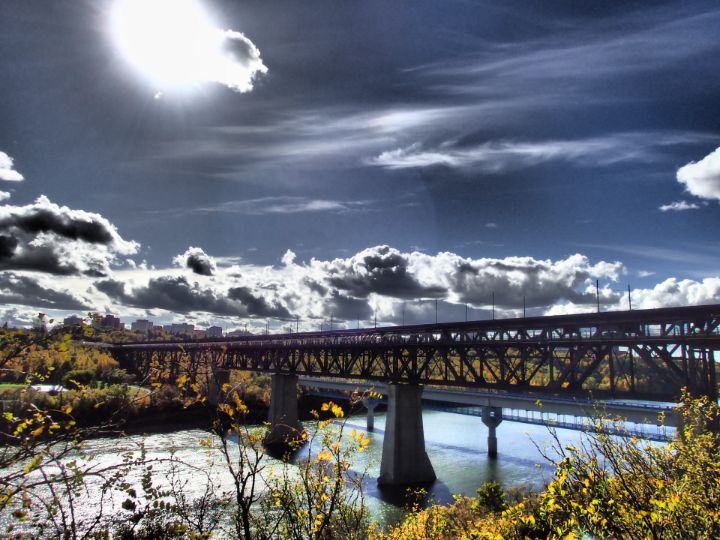 High Level Bridge - Edmonton - Art By Solo - Photography, Buildings ...