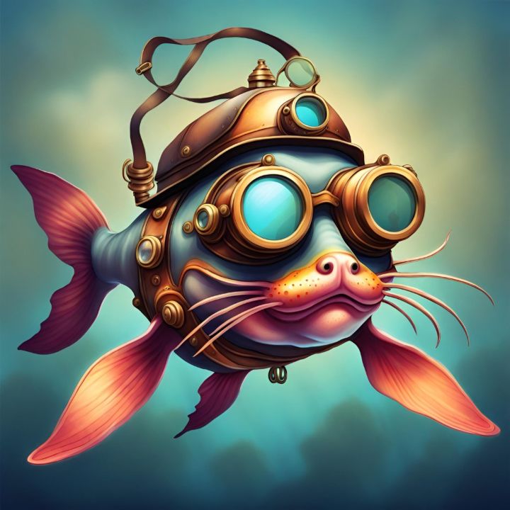 Catfish - Jonny Design by Photography - Digital Art & AI, Fantasy ...