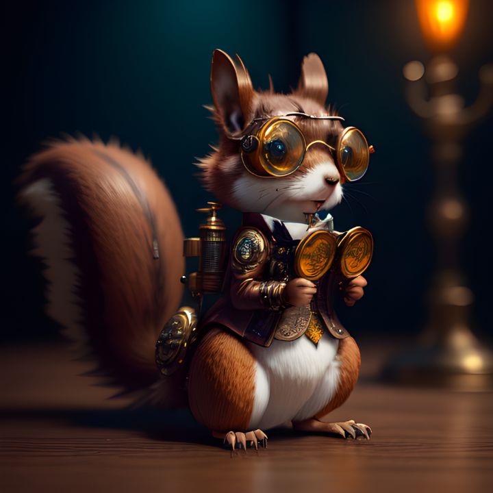 Squirrel - Jonny Design by Photography - Digital Art & AI, Fantasy ...