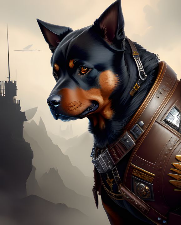 Rottie - Jonny Design by Photography - Digital Art, Fantasy & Mythology ...