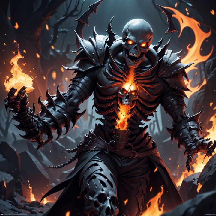 Angel of death with black armor ... - coolhands - Digital Art & AI ...