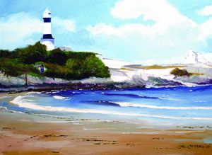 Buncrana Bridge, Ireland - Joe Campbell Art - Paintings & Prints ...