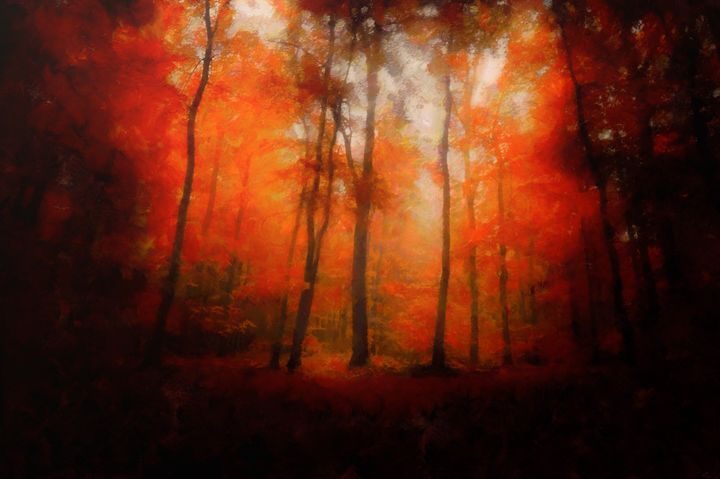 autumn glade - Luke Walker - Paintings & Prints, Landscapes & Nature ...
