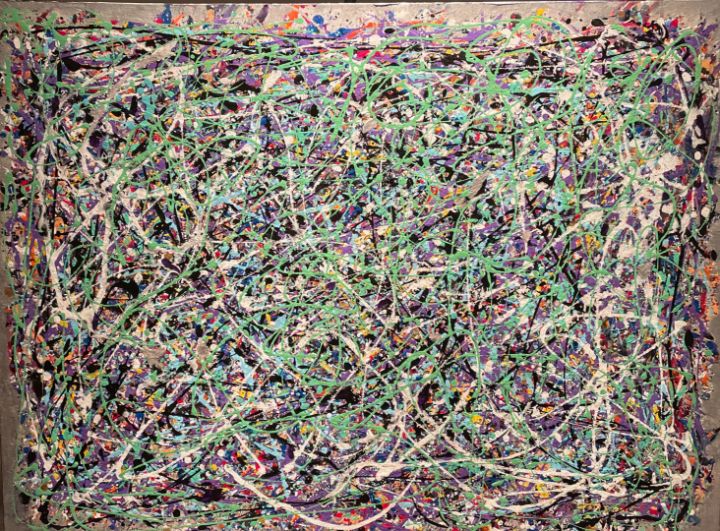 Jackson Pollock Style - Sussan Saraie - Paintings & Prints, Abstract ...