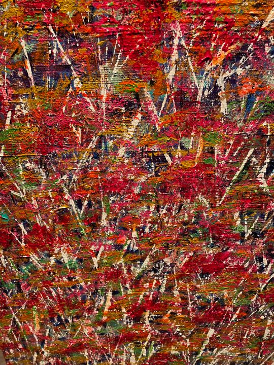 Fall - Sussan Saraie - Paintings & Prints, Abstract, Landscape - ArtPal