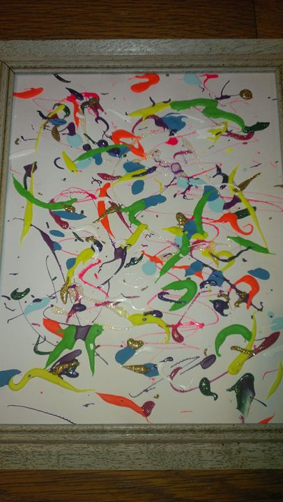 Item 1: Colorful Whispers - Power Paintings - Paintings & Prints ...