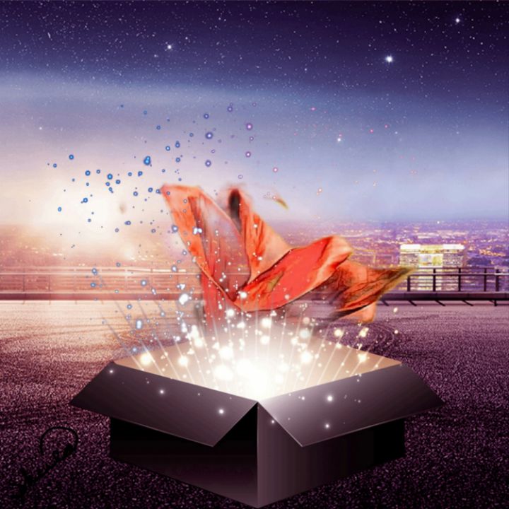 Magic Flower Out of a Box Art - Art On Wheels - Digital Art & AI ...