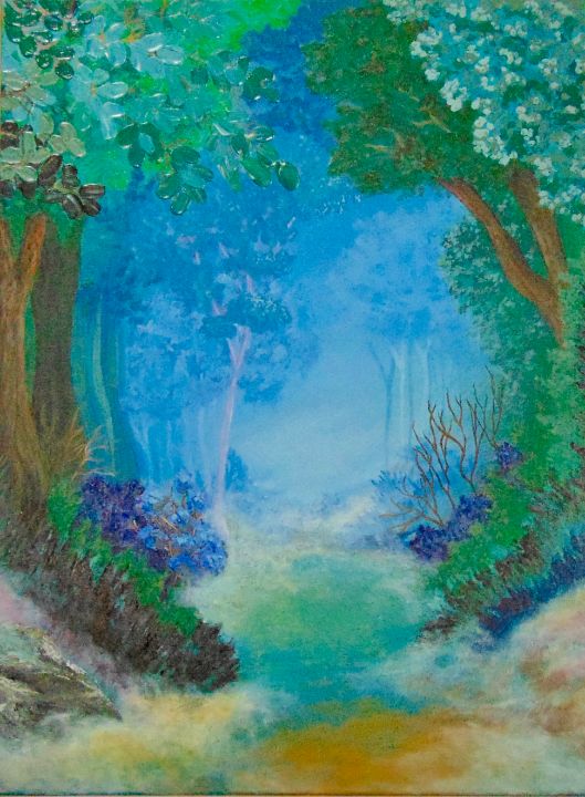 The Dwellings of Fairy Tales - Jessey Rose - Paintings & Prints ...