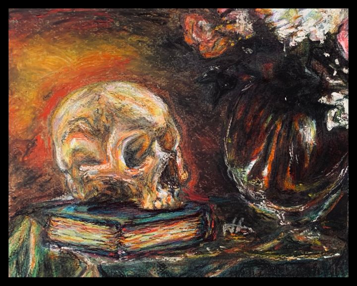 “Remember Death” - Armless Art - Paintings & Prints, Still Life, Vases ...