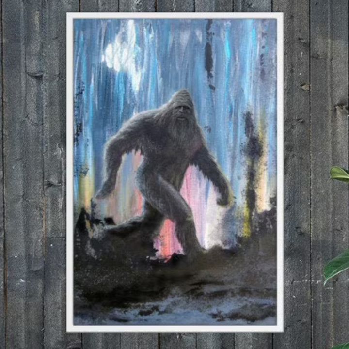 Bigfoot at Midnight - 12x16 Print - Charles Guthrie Art Prints ...