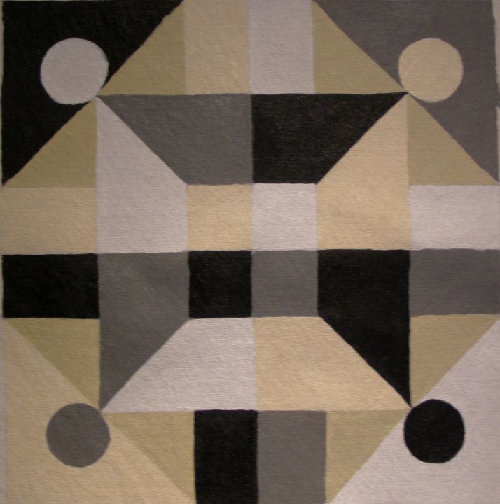 circles and squares - Altered Mind Art - Paintings & Prints, Abstract ...